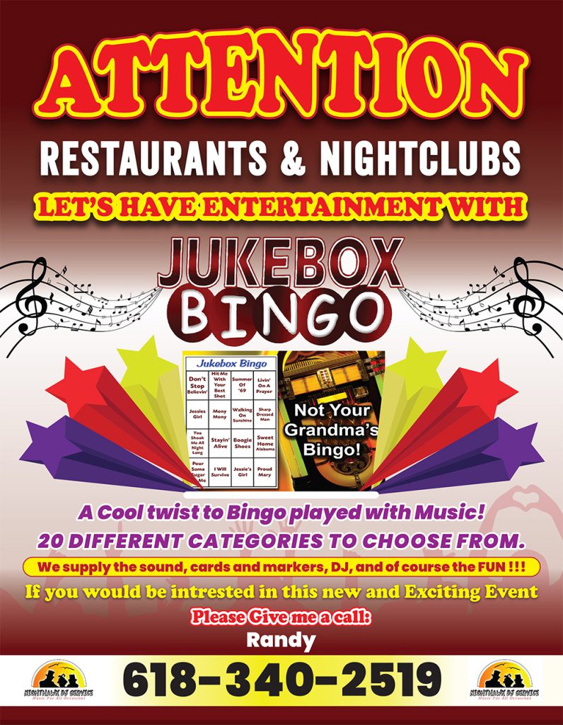 Jukebox Bingo – Night Hawk DJ